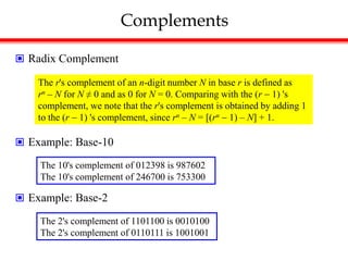 Chapter 1 digital systems and binary numbers | PDF