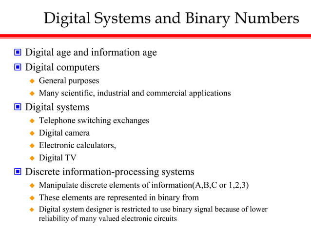 Chapter 1 Digital Systems and Binary Numbers.ppt