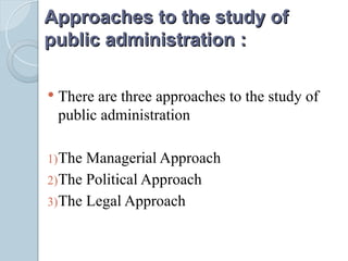 Chapter 1 dr hesham.ppt -introduction in public administration | PPT