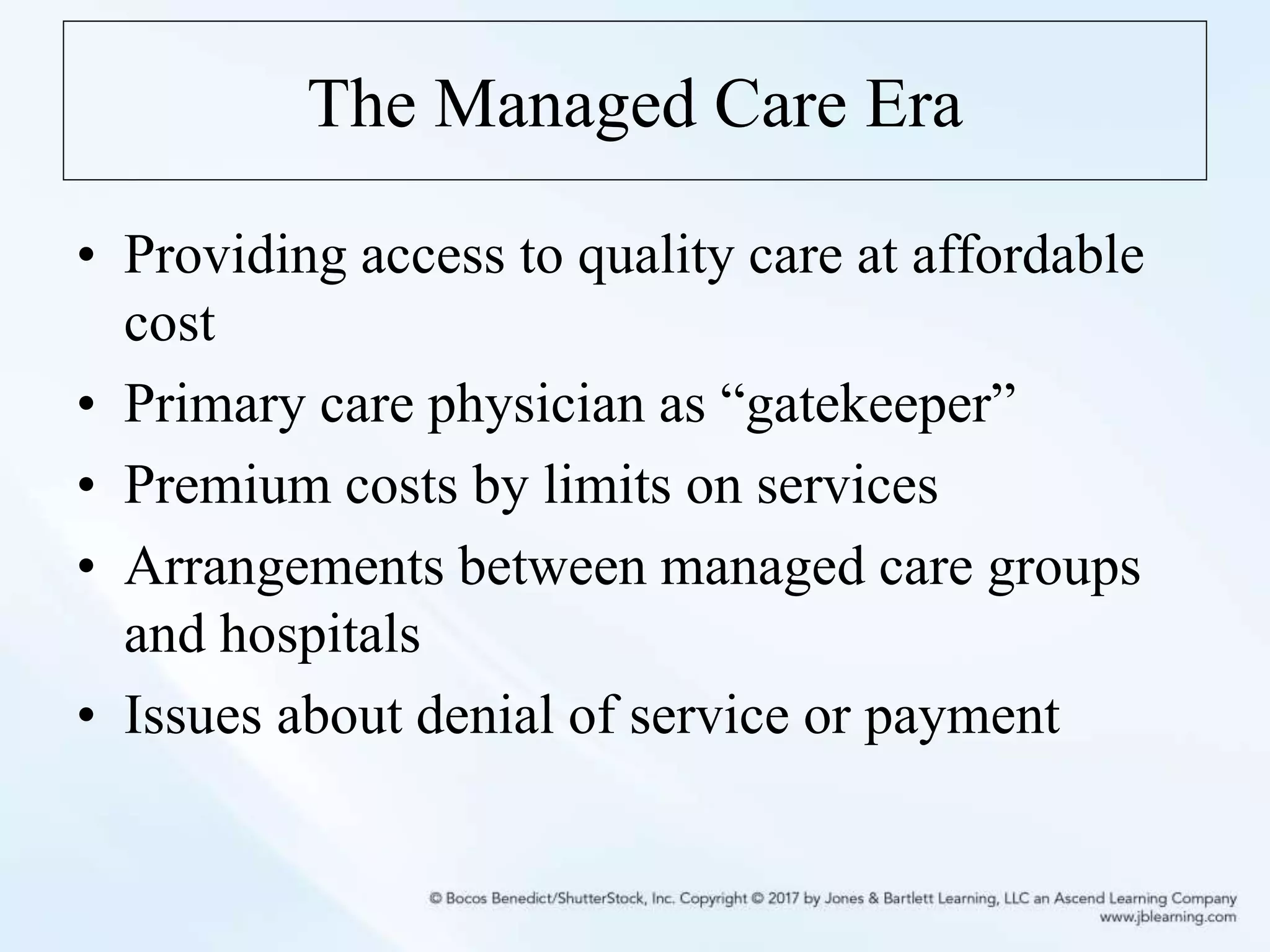 Chapter 1 Dynamic Environment of Health Care | PPTX