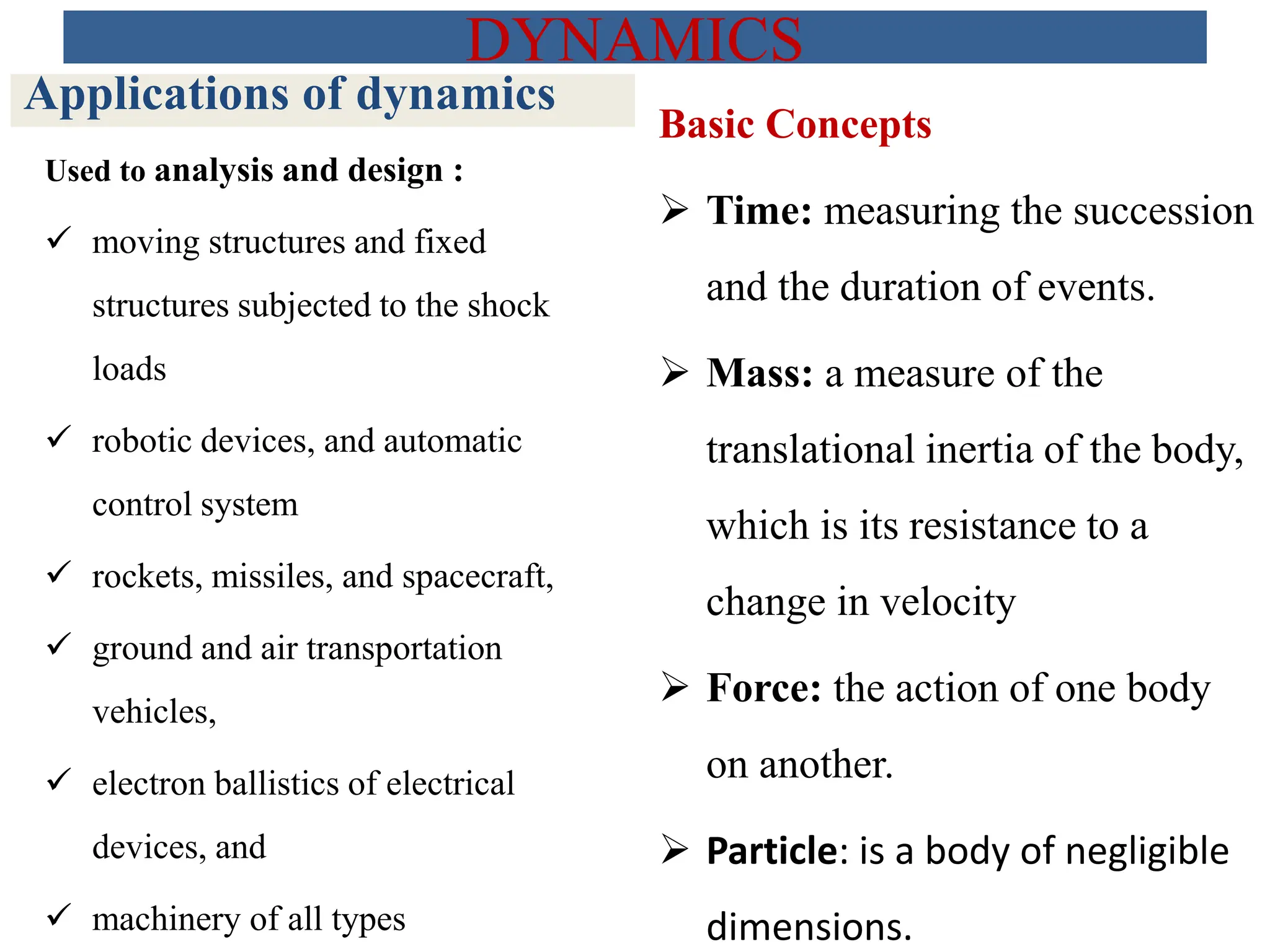 chapter 1, Dynamics, introduction 2023.pptx