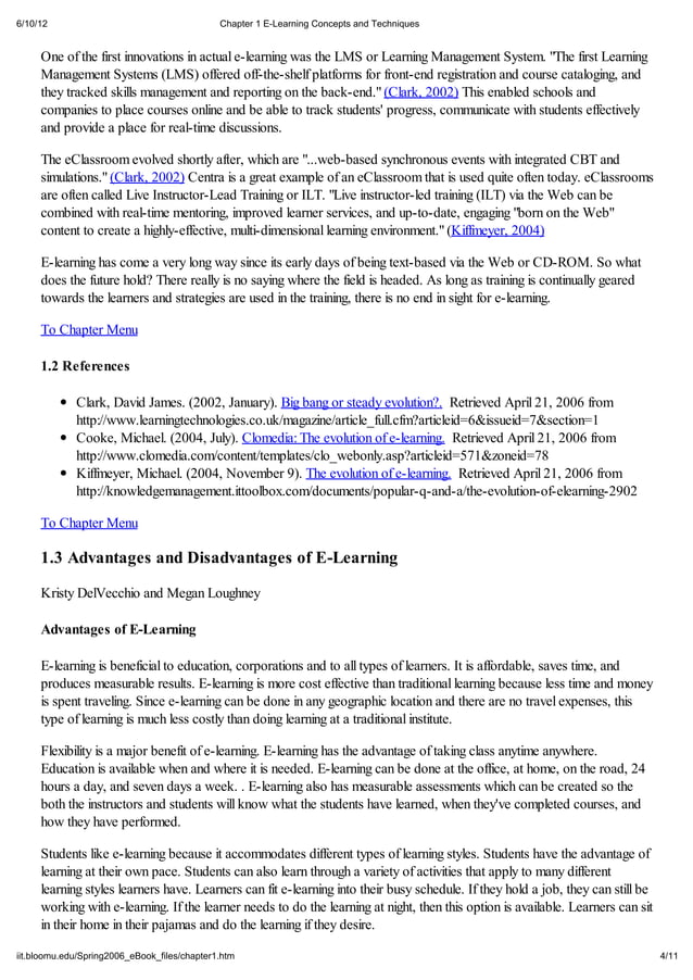 Chapter 1 e learning concepts and techniques | PDF
