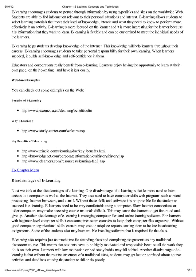 Chapter 1 e learning concepts and techniques | PDF