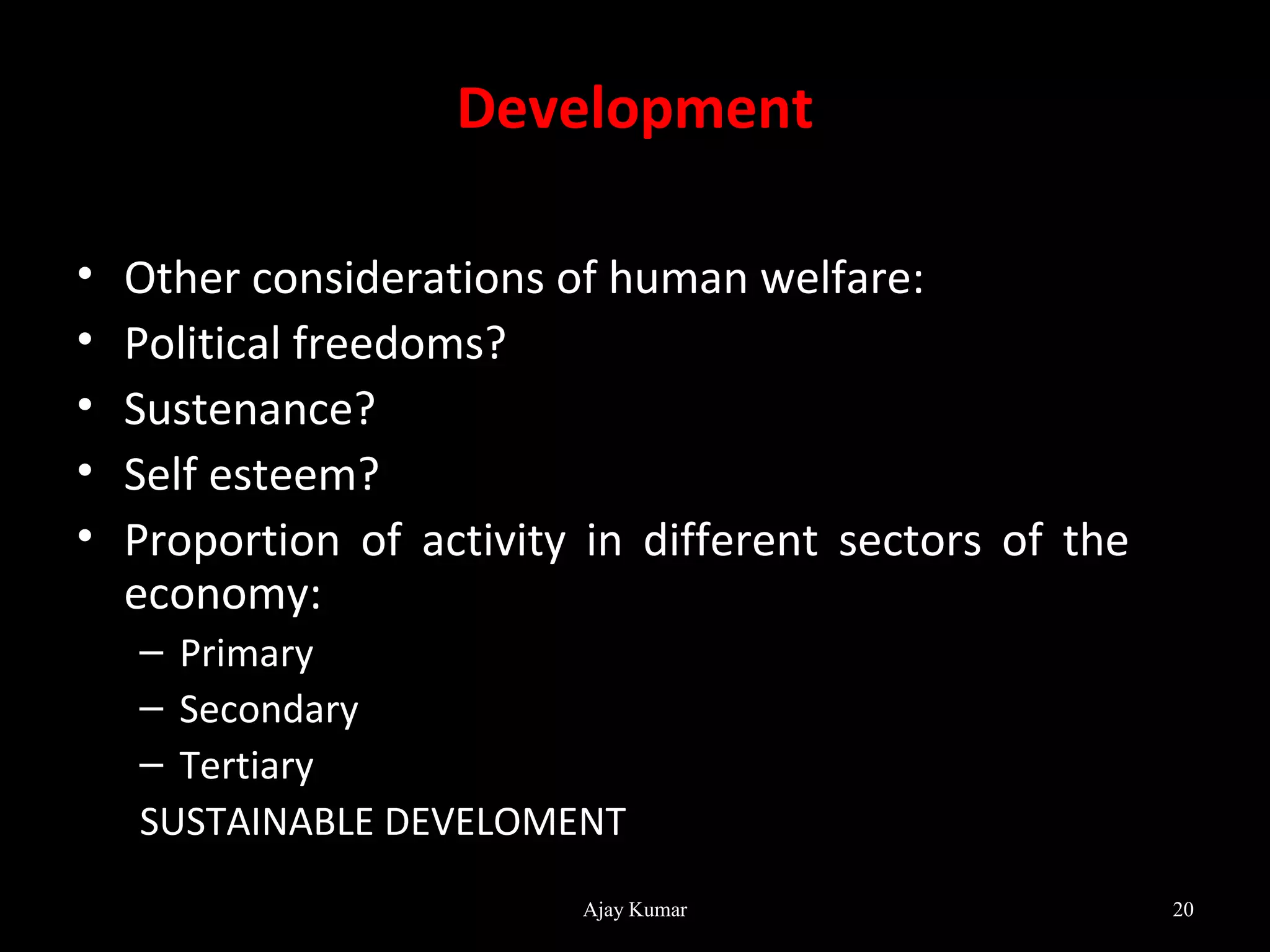 Chapter 1 economic development (1) | PPT