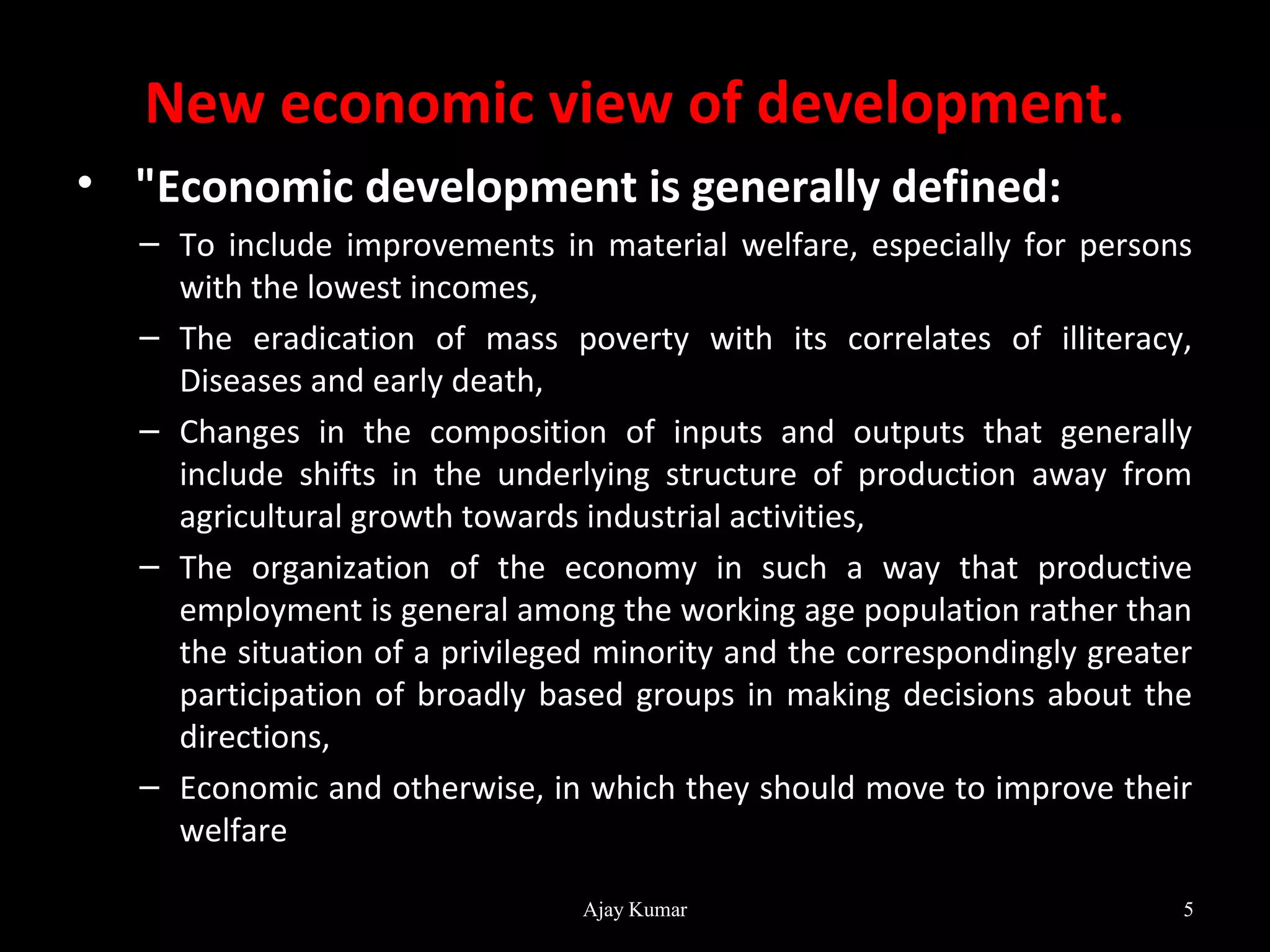 Chapter 1 economic development (1) | PPT