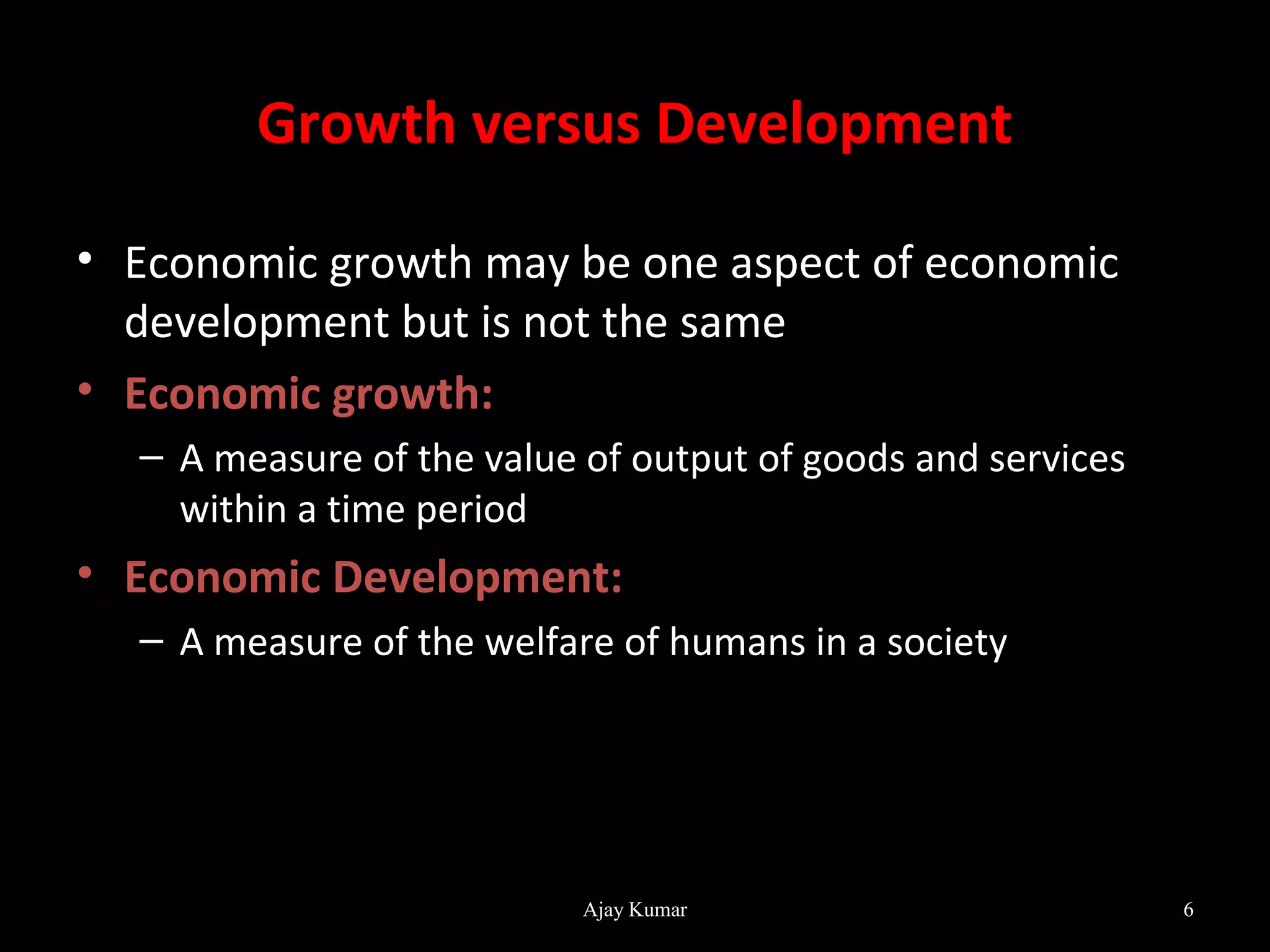 Chapter 1 economic development (1) | PPT