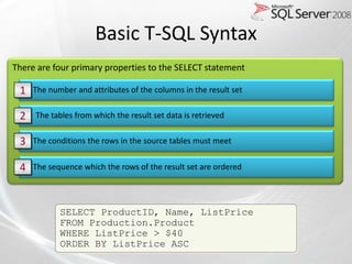 SQL Server Developer 70-433 | PPT