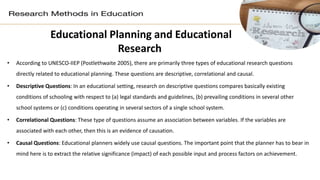 Chapter 1 Educational Research The Basics | PPTX
