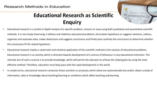 Chapter 1 Educational Research The Basics | PPTX