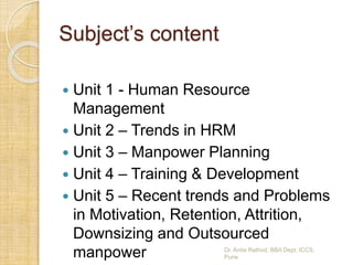 Introduction to Human Resource Management | PPT