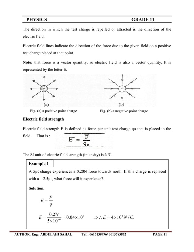 Chapter (1) electrostatics | PDF