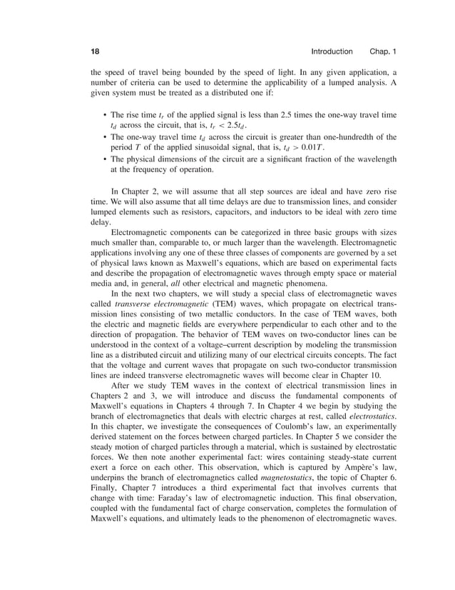 Chapter 1 engineering electromagnetics and waves by Umran S. Inan ...