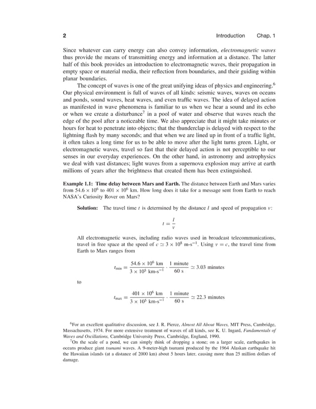 Chapter 1 engineering electromagnetics and waves by Umran S. Inan ...