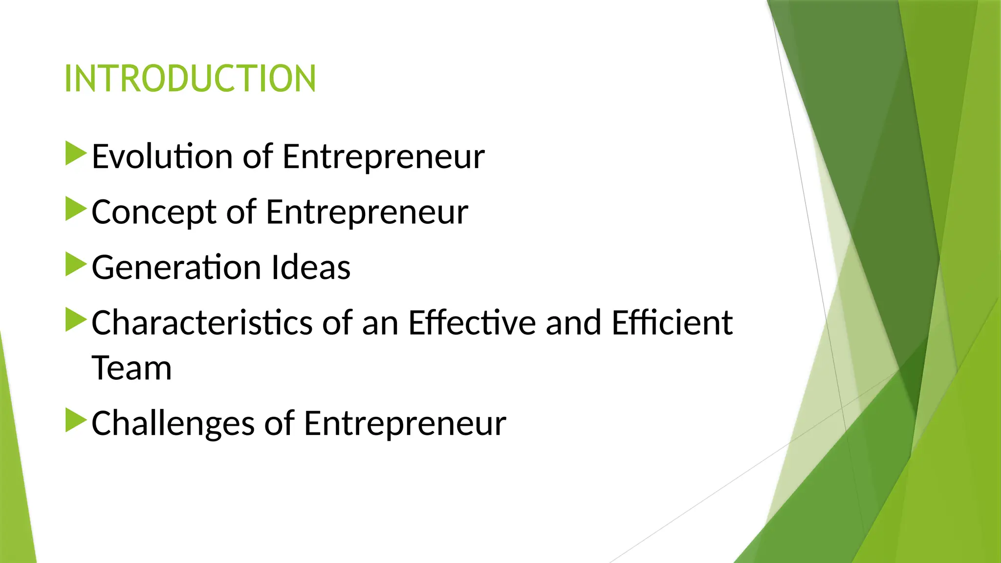 The Introduction of Entrepreneural Mindset | PPTX
