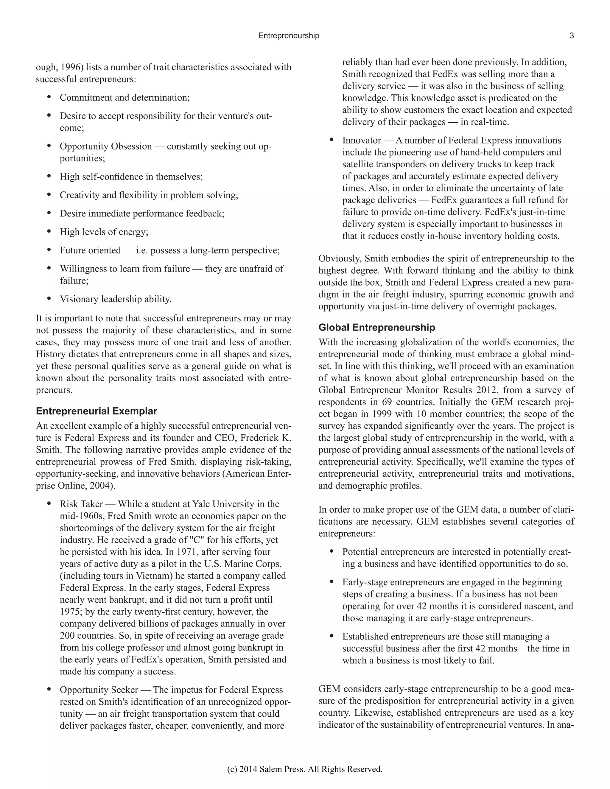 Chapter 1 entrepreneurship | PDF
