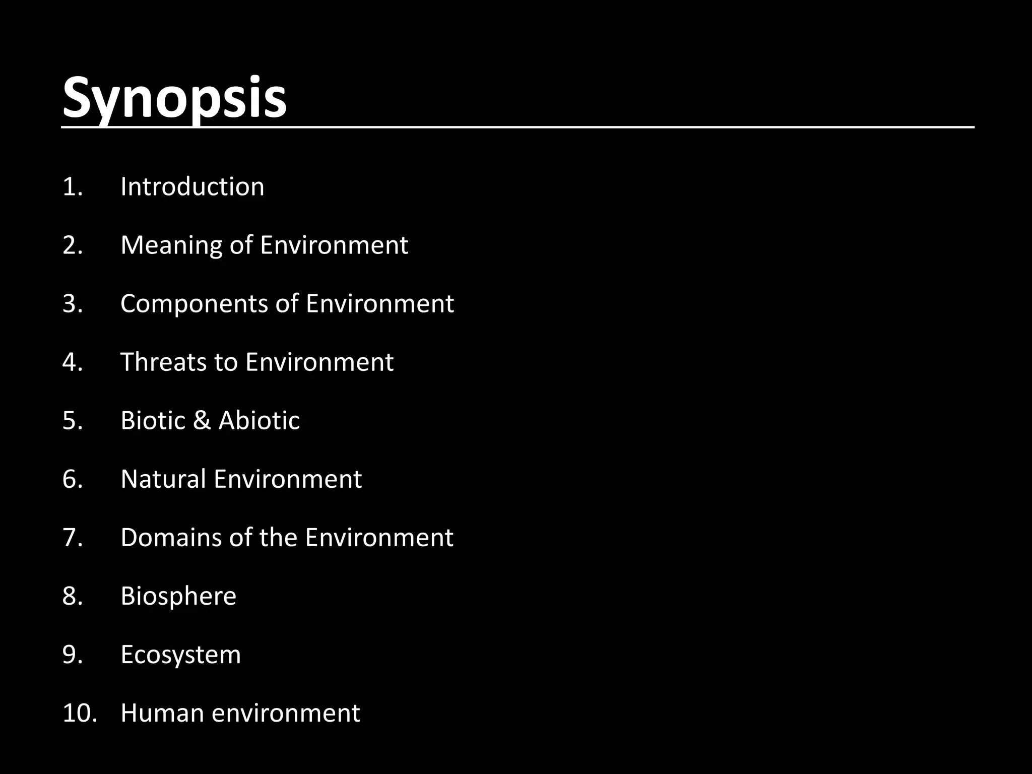 Environment - Class 7 - Geography (Social Studies) | PPTX