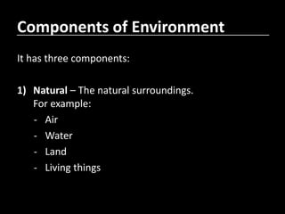Environment - Class 7 - Geography (Social Studies) | PPTX