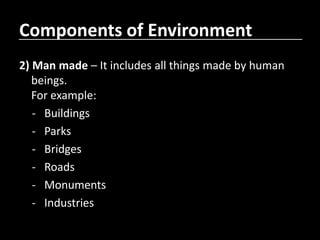 Environment - Class 7 - Geography (Social Studies) | PPT | Free Download