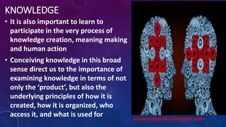 Epistemological Bases of Education | PPTX