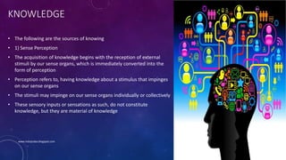 Epistemological Bases of Education | PPTX