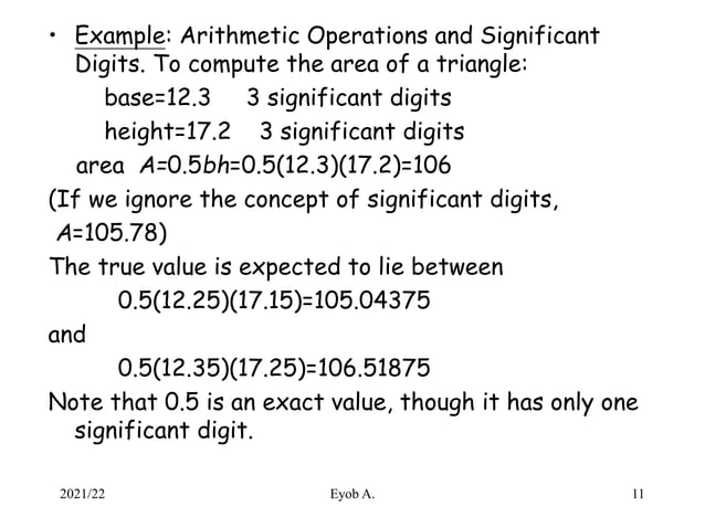 Chapter 1 Errors and Approximations.ppt | Physics | Science