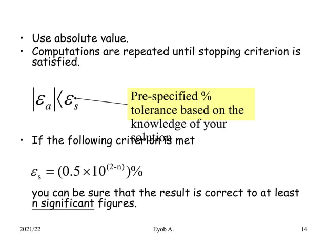 Chapter 1 Errors and Approximations.ppt | Physics | Science