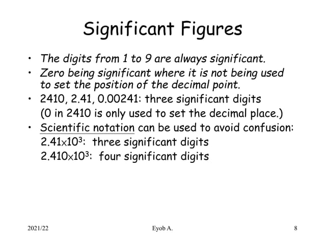 Chapter 1 Errors and Approximations.ppt | Physics | Science