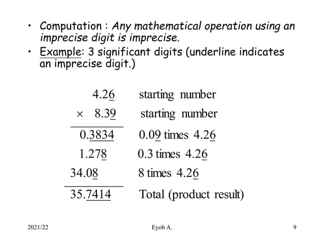 Chapter 1 Errors and Approximations.ppt | Physics | Science