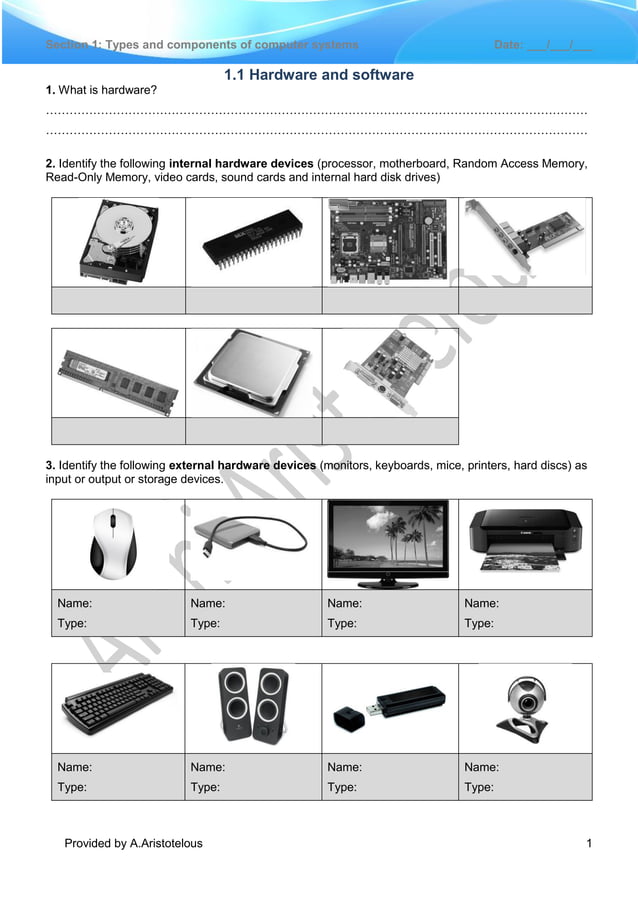 0417 IGCSE ICT Chapter 1 Exercises | PDF | Operating Systems | Computer ...