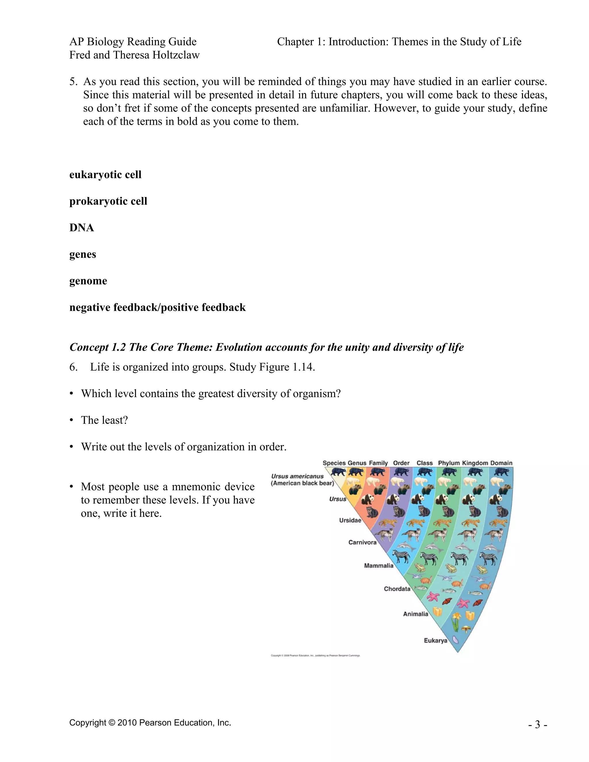 Chapter 1 exploring biology | PDF
