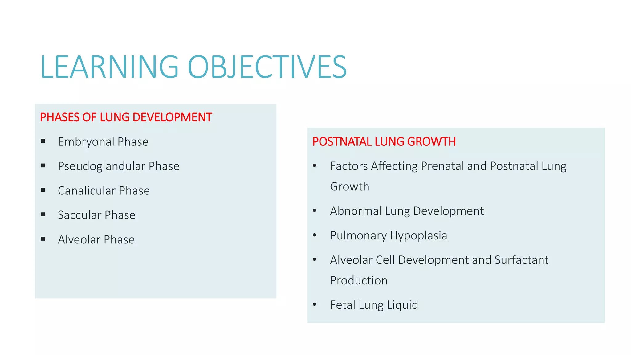 Chapter 1 fetal lung development | PPTX