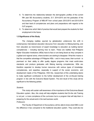 Chapter 1 final | DOCX | Educational Assessment | Education