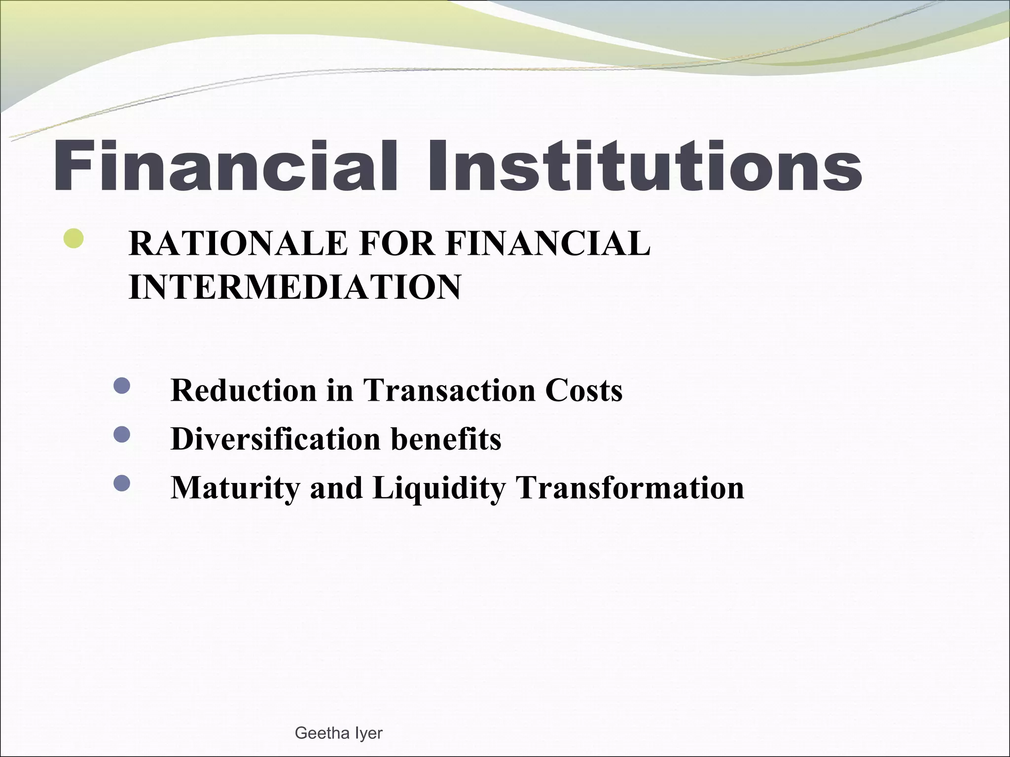 Chapter1 financial intermediary | PPT