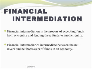 Financial Intermediaries