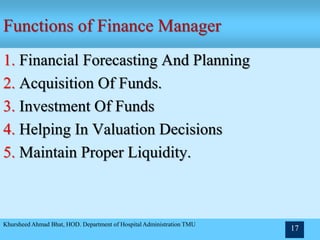 Chapter 1 – financial management | PPTX