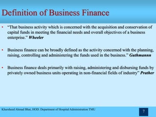 Chapter 1 – financial management | PPTX