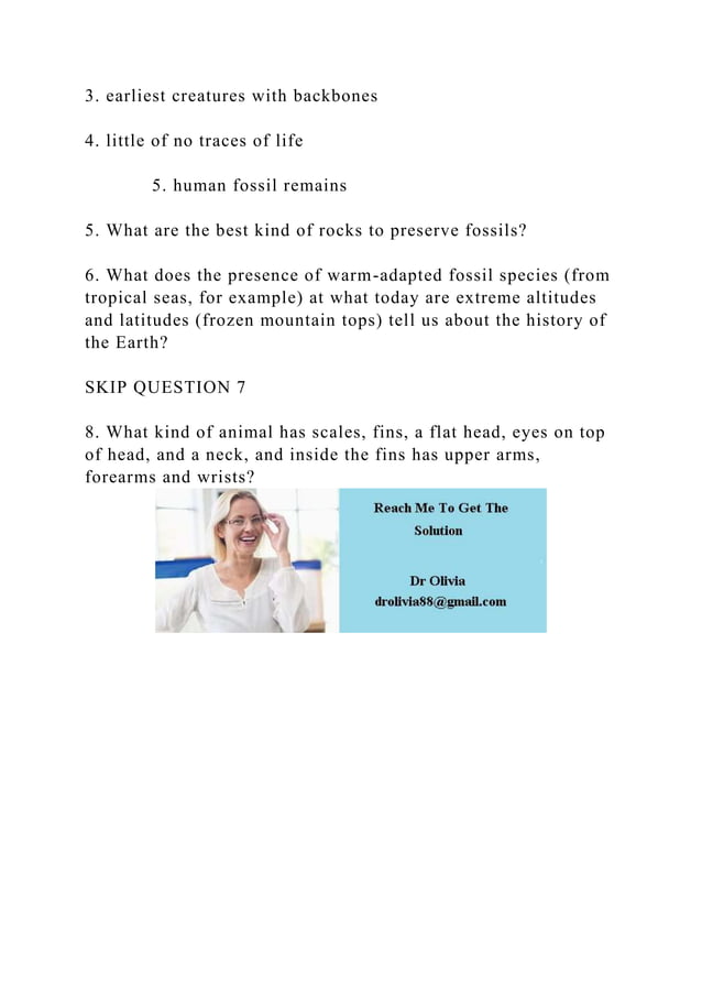 CHAPTER1 Finding Your Inner Fish1. What are three majo.docx | Geology ...