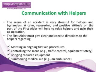 Chapter 1 First Aid in the Workplace.pptx
