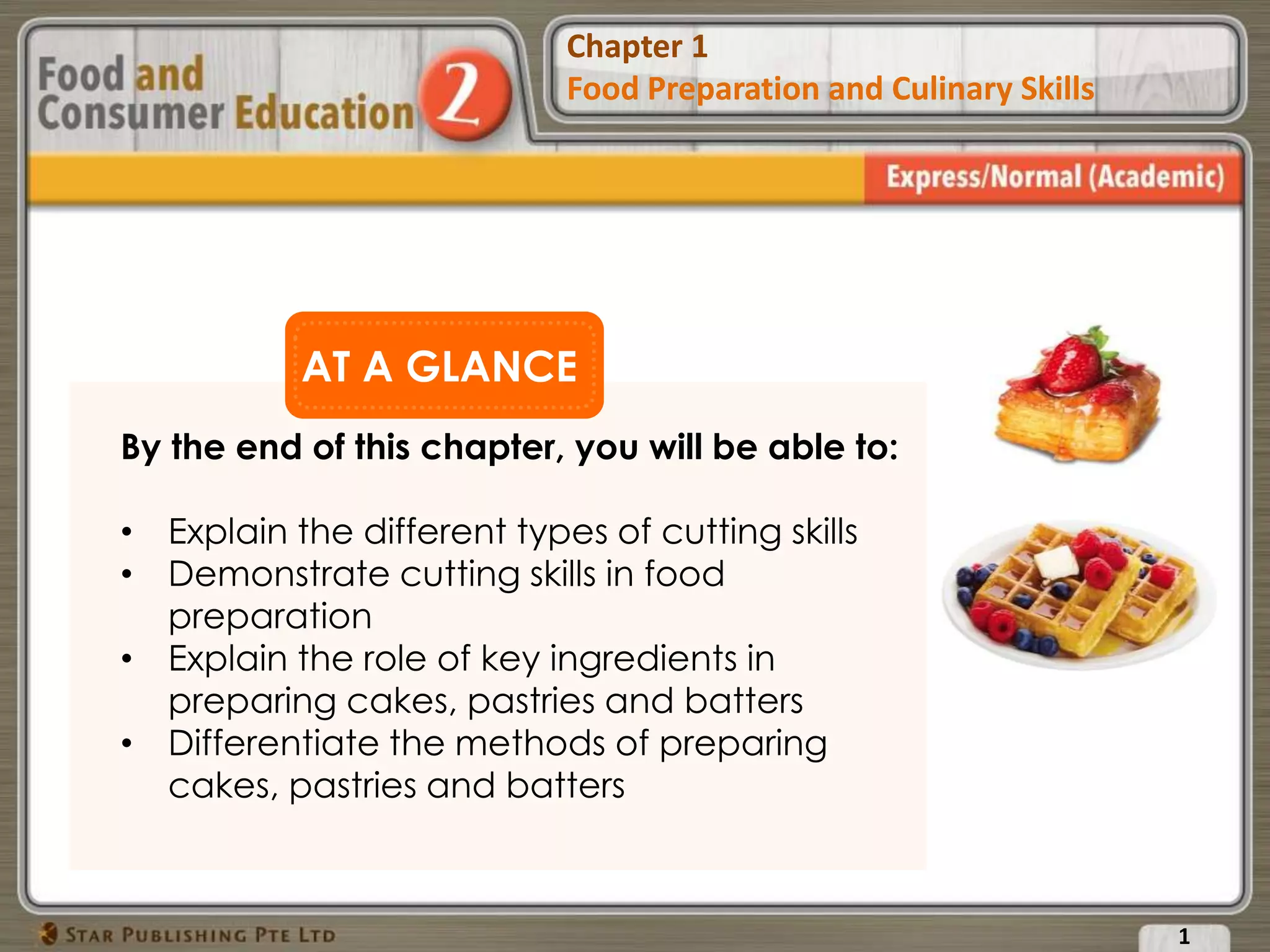 Chapter 1 Food Preparation and Culinary Skills | PPTX