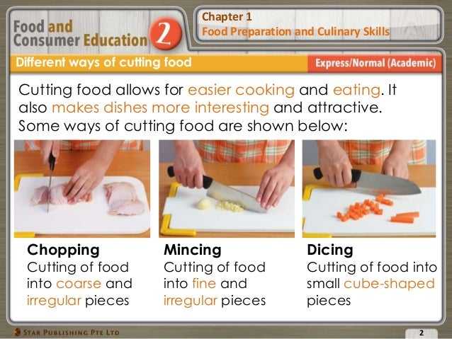 Chapter 1 Food Preparation and Culinary Skills