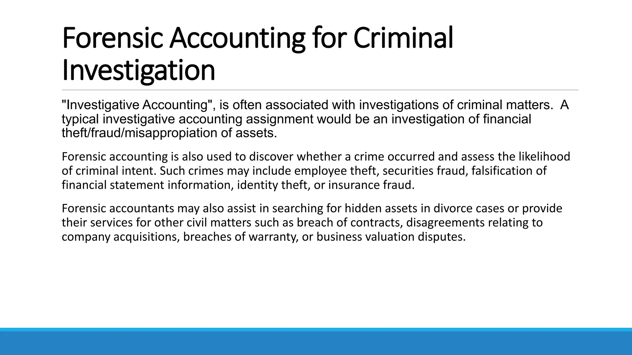 chapter 1 introduction forensic accounting | PDF