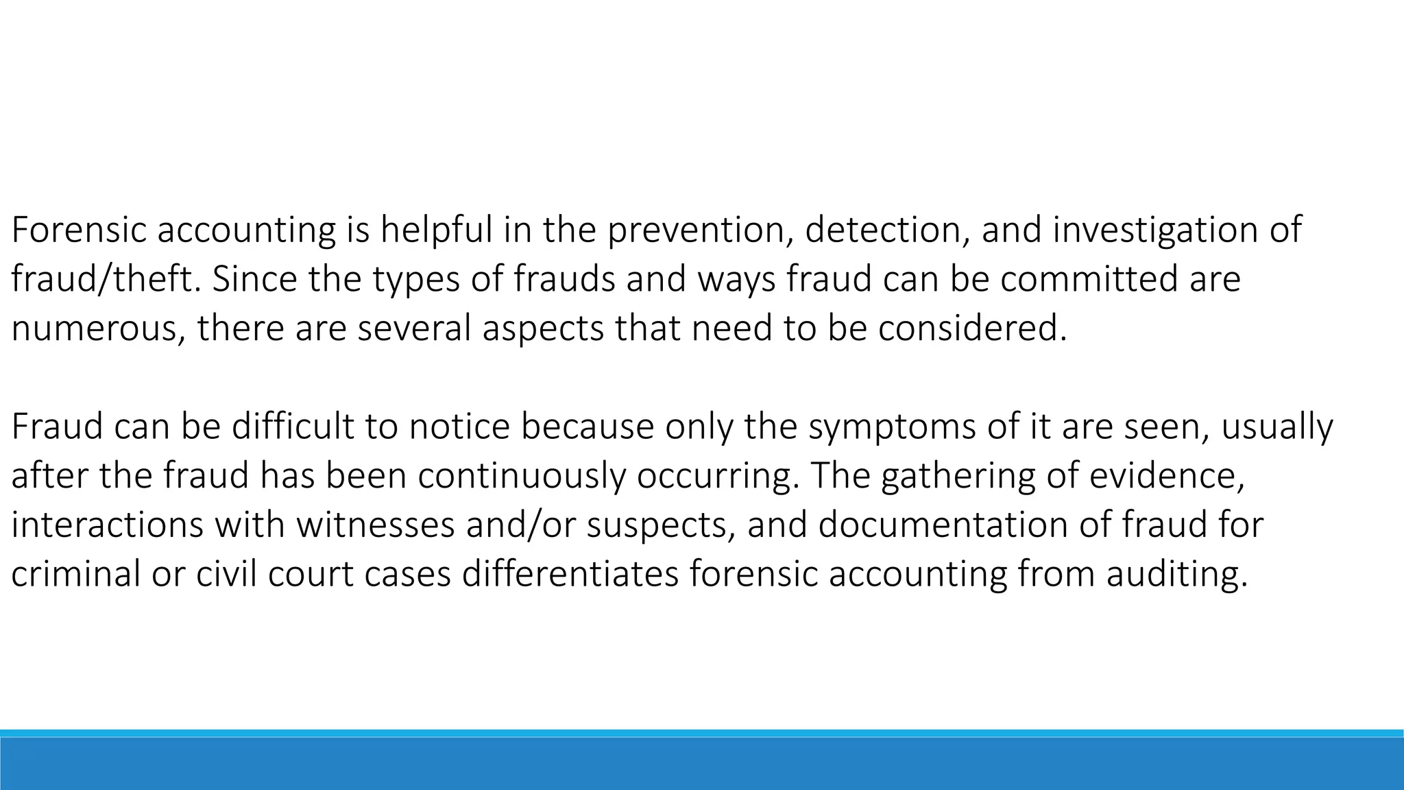 chapter 1 introduction forensic accounting | PDF