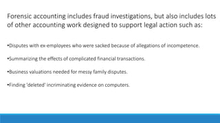 chapter 1 introduction forensic accounting | PDF