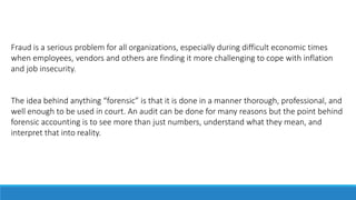 chapter 1 introduction forensic accounting | PDF