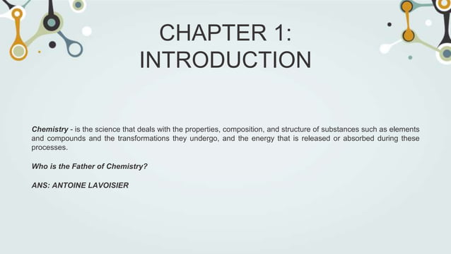 Chapter 1 forensic chemistry | PPTX