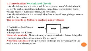 Chapter 1 Network analysis and synthesis.pptx