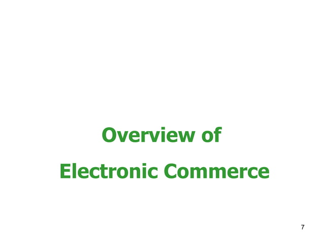 Chapter 1 foundation of electronic commerce | PPT