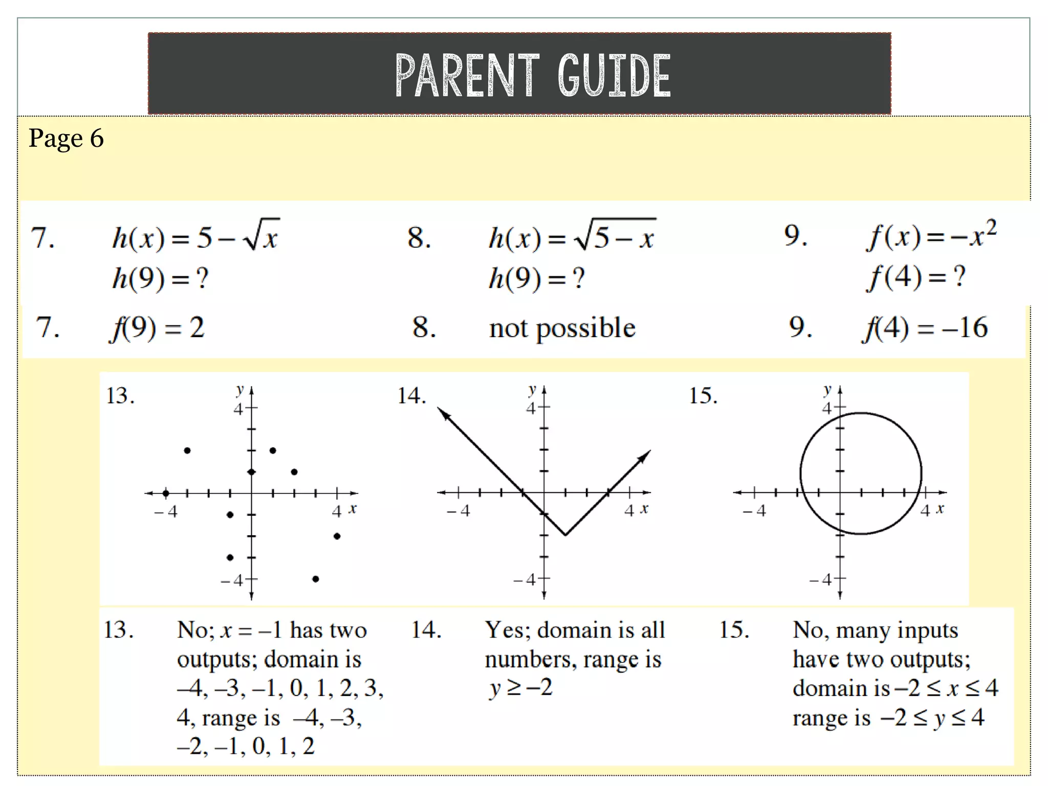 Chapter 1 Functions | PPT