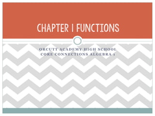 Chapter 1 Functions | PPT