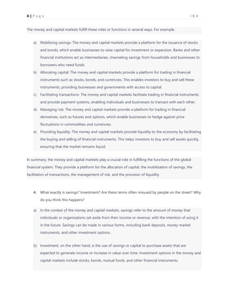 Chapter 1 Functions and Roles of the Financial System in the Global ...